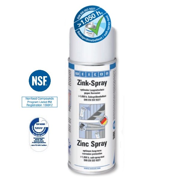 Zink Spray NSF - tüv testet - DANLUBE A/S